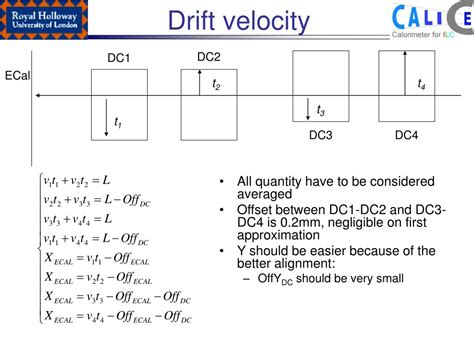 Ppt Drift Velocity And Tracking Powerpoint Presentation Free