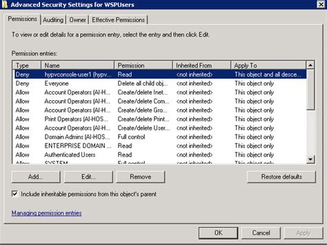 Solved Active Directory Prevent Users From Enumerating Other Ad