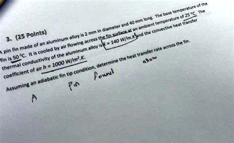Solved Please Show All Work 325 Points Coefficient Of Air H1000w