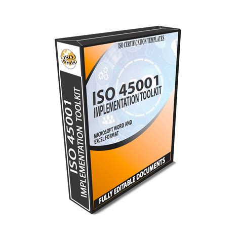 Iso 45001 Documentation Implementation System Toolkit 412 Documents Iso World