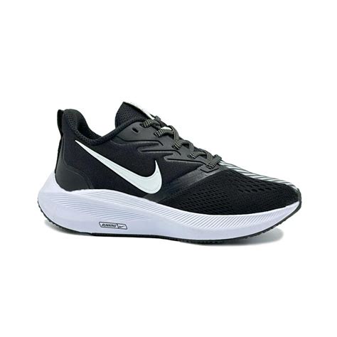 کفش و کتانی اسپرت مردانه مدل نایک زوم Nikerunning رنگ مشکی سفید کد