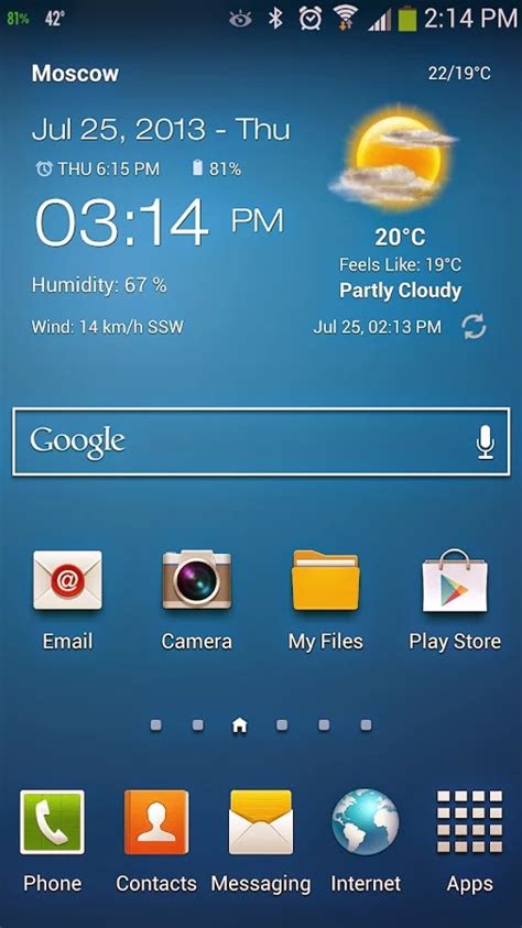 Accuweather Desktop Widget With Clock Lsachina