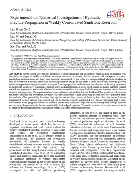 Experimental And Numerical Investigations Of Hydraulic Fracture