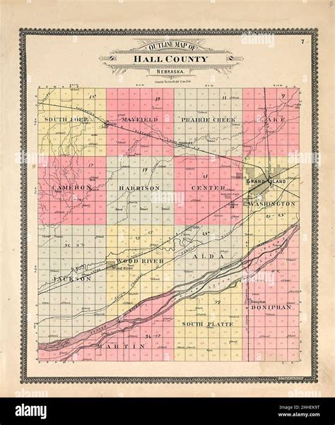 Hall County Plat Map County Wide Directory Antelopene Plat Wall Map
