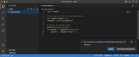 Use Visual Studio Code For Cli And Python Tasks On Aws — Part 3 — Boto3