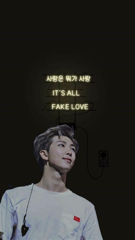 Namjoon Wallpaper Fake Love Bts Wallpaper Namjoon