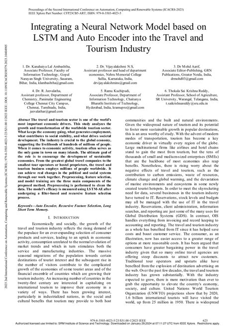 Pdf Integrating A Neural Network Model Based On Lstm And Auto Encoder