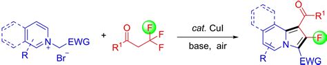 Copper‐catalyzed [3 2] Annulation Of Pyridinium Ylides With α‐cf3 Ketones Synthesis Of
