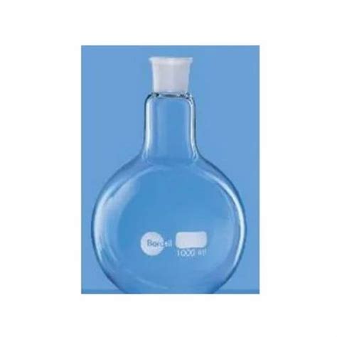 4380 Round Bottom Flask Narrow Mouth Short Neck With I C Joint At 220 Piece RB Flask In