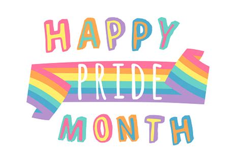 벡터 플랫 일러스트 레인보우 및 텍스트 만화 프라이드 다채로운 그림 Lgbtq 플래그 지원 아이콘 및 견적 0명에 대한 스톡 벡터 아트 및 기타 이미지 Istock