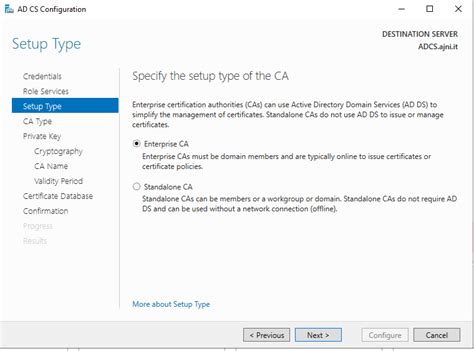 Active Directory Certificate Services Ad Cs On Windows Server 2019