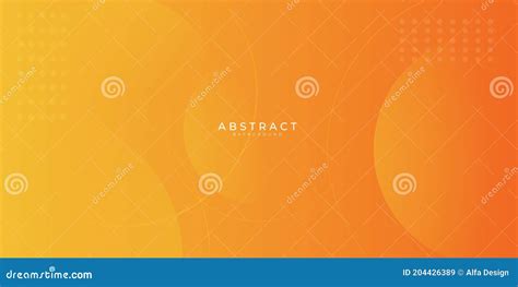 Abstract Orange Gradient Geometric Shape Background With Dynamic Geometric Shapes Modern