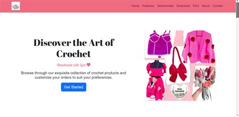 Github Abu Tsopoenini Crochet Landing Page