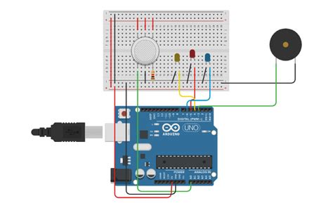 Circuit Design Gas Senser 63711003 Tinkercad