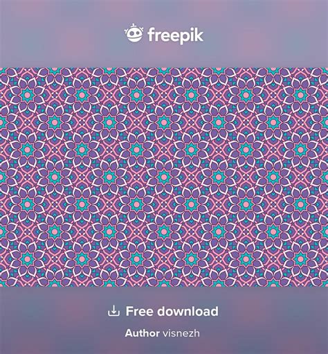 Geometric Seamless Pattern With Circle Element
