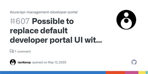 Possible To Replace Default Developer Portal Ui With Swagger Ui · Issue 607 · Azureapi