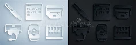 Set Energy Drink Waist Bag Of Banana Virtual Reality Glasses