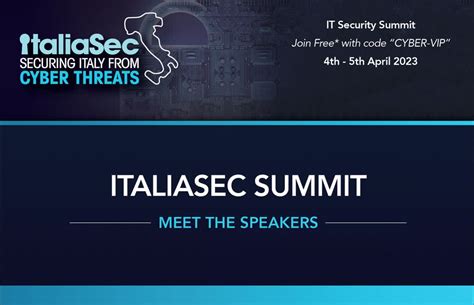Cyber Series Regional Cyber Security Events On Linkedin Itsecurity Italiasec Itsecurity