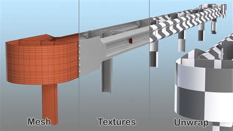 도로 장벽 컬렉션 6 3d 모델 109 3ds C4d Fbx Ma Obj Max Free3d