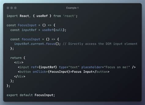 Chayan Nigam On Linkedin Reactjs Useref Reacthooks Webdevelopment Javascript