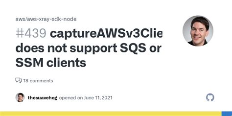 CaptureAWSv3Client Does Not Support SQS Or SSM Clients Issue 439