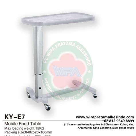 Overed Table Wira Pratama Alkesindo