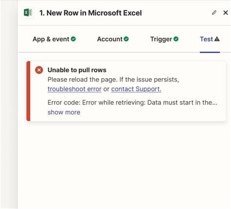 how does zapier automatically trigger on new microsoft excel rows in