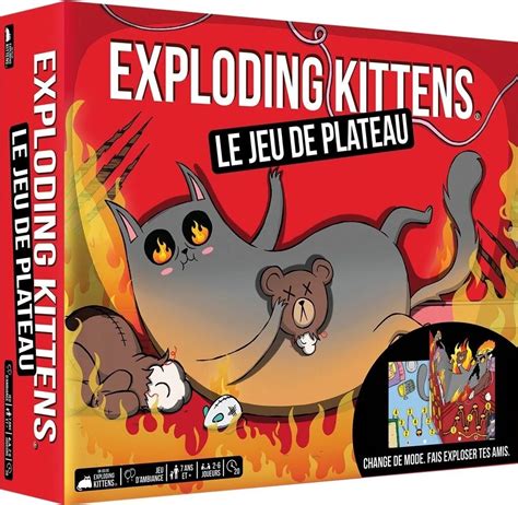 Exploding Kittens Le Jeu De Plateau Jeu Dambiance