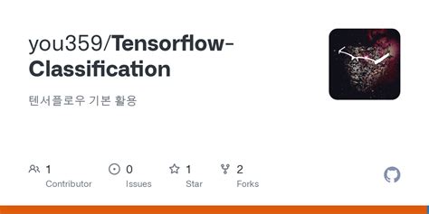 Github You359tensorflow Classification 텐서플로우 기본 활용