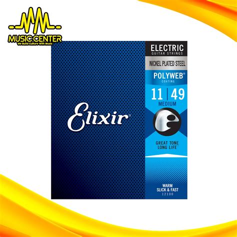 สายกีตาร์ไฟฟ้า Elixir 11 49 Polyweb 12100 Shopee Thailand