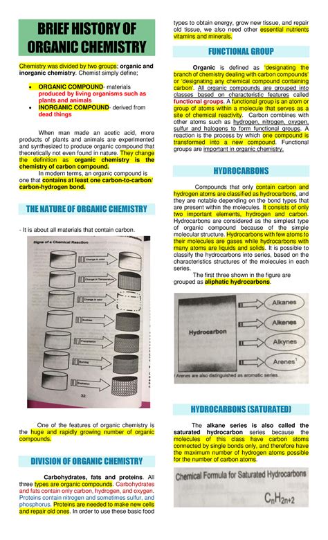 Biochem Chap Mrs Emerita Sison Brief History Of Organic Chemistry Chemistry Was Divided