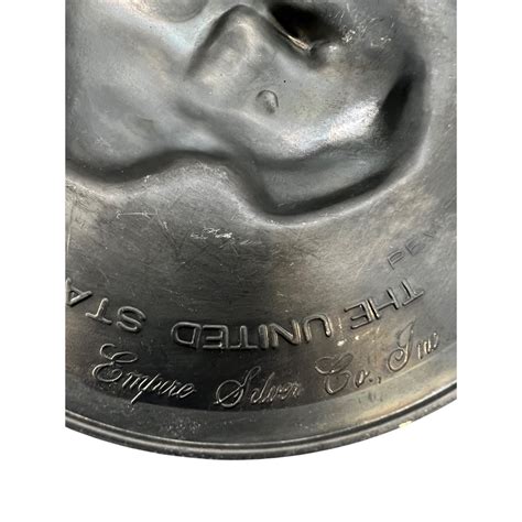 1976 Bicentennial Pewter Medallion Set George Washington Adams