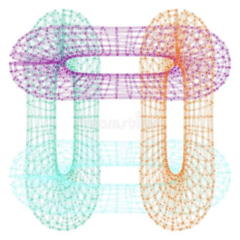 Abstract Geometric Shape Structure Vector Geometrical Construction Grid For Design Stock Vector