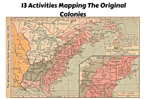 13 Activities Mapping The Original Colonies Teaching Expertise
