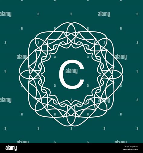 Simple Monogram Stock Vector Image And Art Alamy