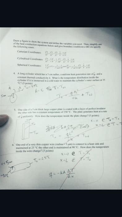 Solved Draw A Figure To Show The System And Define The Chegg Com