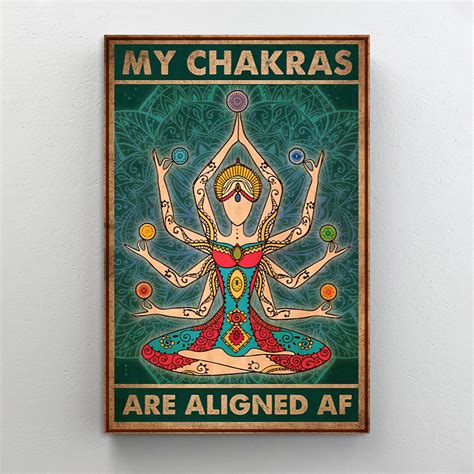 Trinx My Chakras Are Aligned Af Vintage Yoga Meditation My Chakras Are