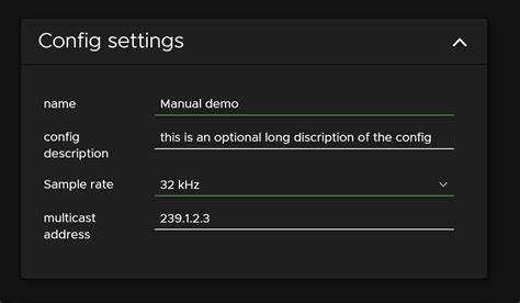 Config File Green GO Intercom System Documentation