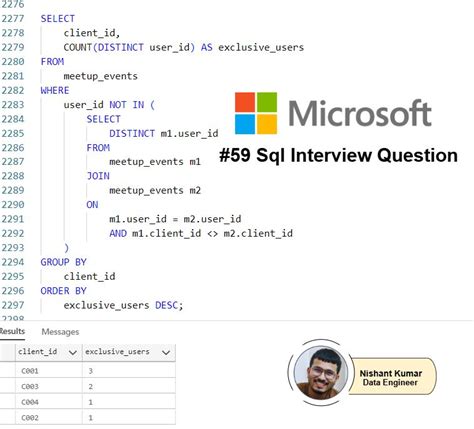 nishant kumar on linkedin sql 54 comments
