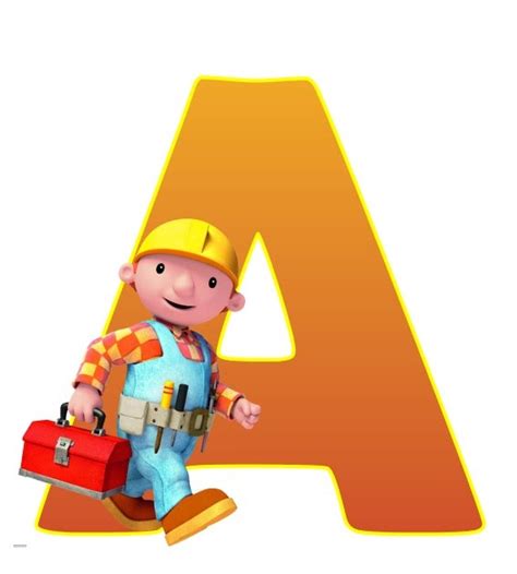 Kits Imprimibles Gratis Letras De Bob El Constructor