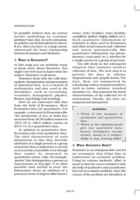 Up Board Book Class 11 Statistics Chapter 1 Introduction