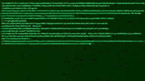 Green Hacking Into System File Corruption Data Loss Programming Commands On Screen Technology