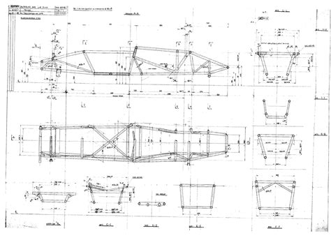 Race Car Chassis Blueprint