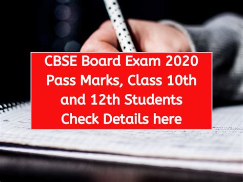 CBSE Board Exam Pass Marks Class Th And Th Babes Check Details Here Version Weekly
