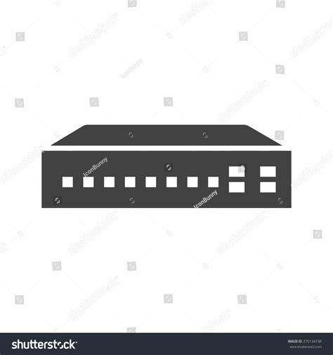 Networking Switch Network Router Icon Vector Stock Vector Royalty Free 270134738 Shutterstock