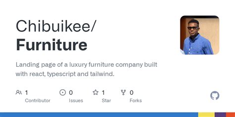 Github Chibuikeefurniture Landing Page Of A Luxury Furniture Company Built With React