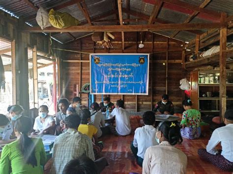 ကျိုက်လတ်မြို့နယ် ကတိုက်ကျီးဝိုင်းကျေးရွာတွင် ပန်းခင်းစီမံချက်ဖြင့် နိုင်ငံသားစိစစ်ရေး ကတ်ပြားမရ