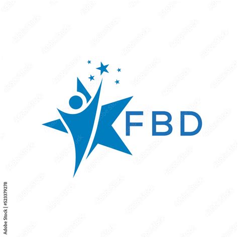Fbd Letter Logo White Background Fbd Business Finance Logo Design Vector Image In Illustrator