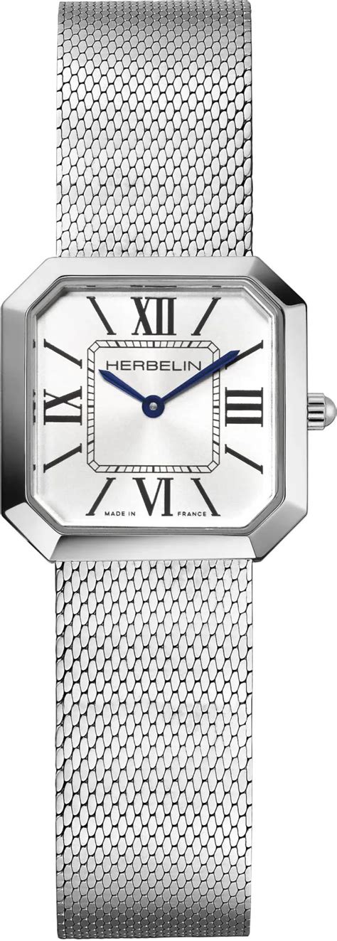 Herbelin Octogone Ladies 17426b08 Stainless Steel White United Kingdom