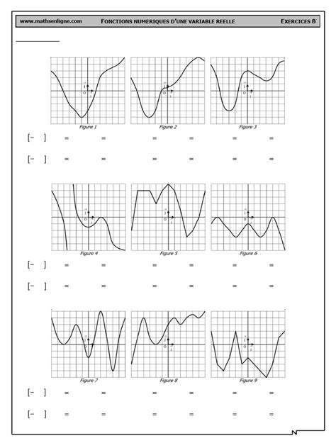 Chap 2 Ex 8 Maximum Et Minimum Dune Fonction Corrige Pdf